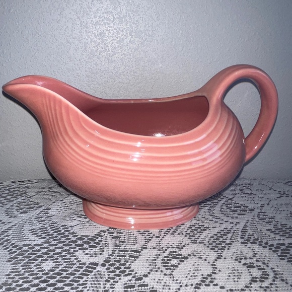 Fiesta | Kitchen | Fiesta Fiestaware Pink Discontinued Gravy Sauce Boat ...